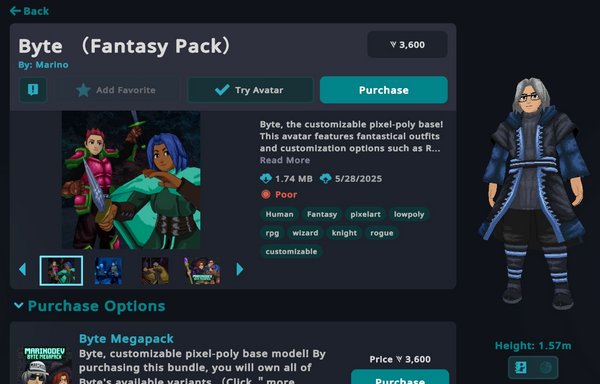 Avatar Marketplace - VRChat Wiki