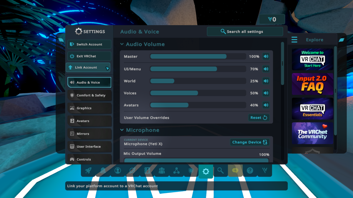 File:MainMenuLinkAccountButton.png - VRChat Wiki